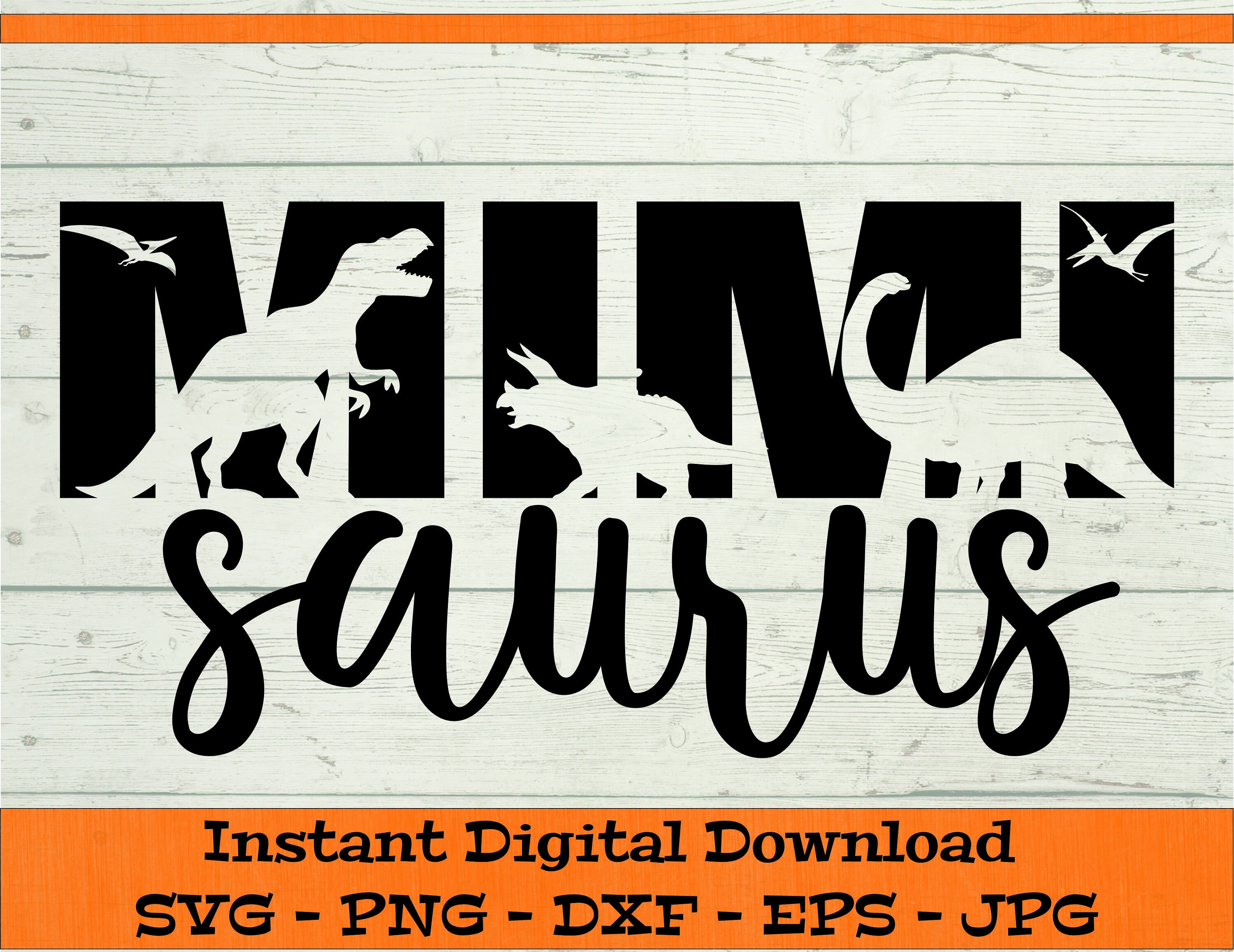 Mimi Saurus SVG Digital Download Dinosaur Mimi SVG Family - Etsy