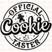 Official Cookie Taster SVG - Digital Download - Christmas Shirt PNG ...