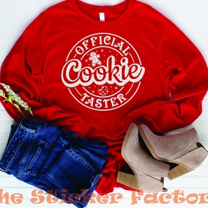 Official Cookie Taster SVG - Digital Download - Christmas Shirt PNG ...
