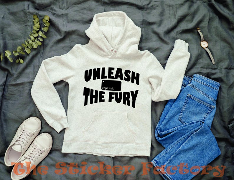 Unleash the Fury Caps Lock SVG - Digital Download - Funny Computer Geek ...
