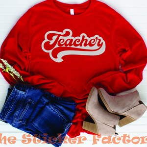 Teacher SVG, Teacher Appreciation Svg - Digital Download - Retro ...