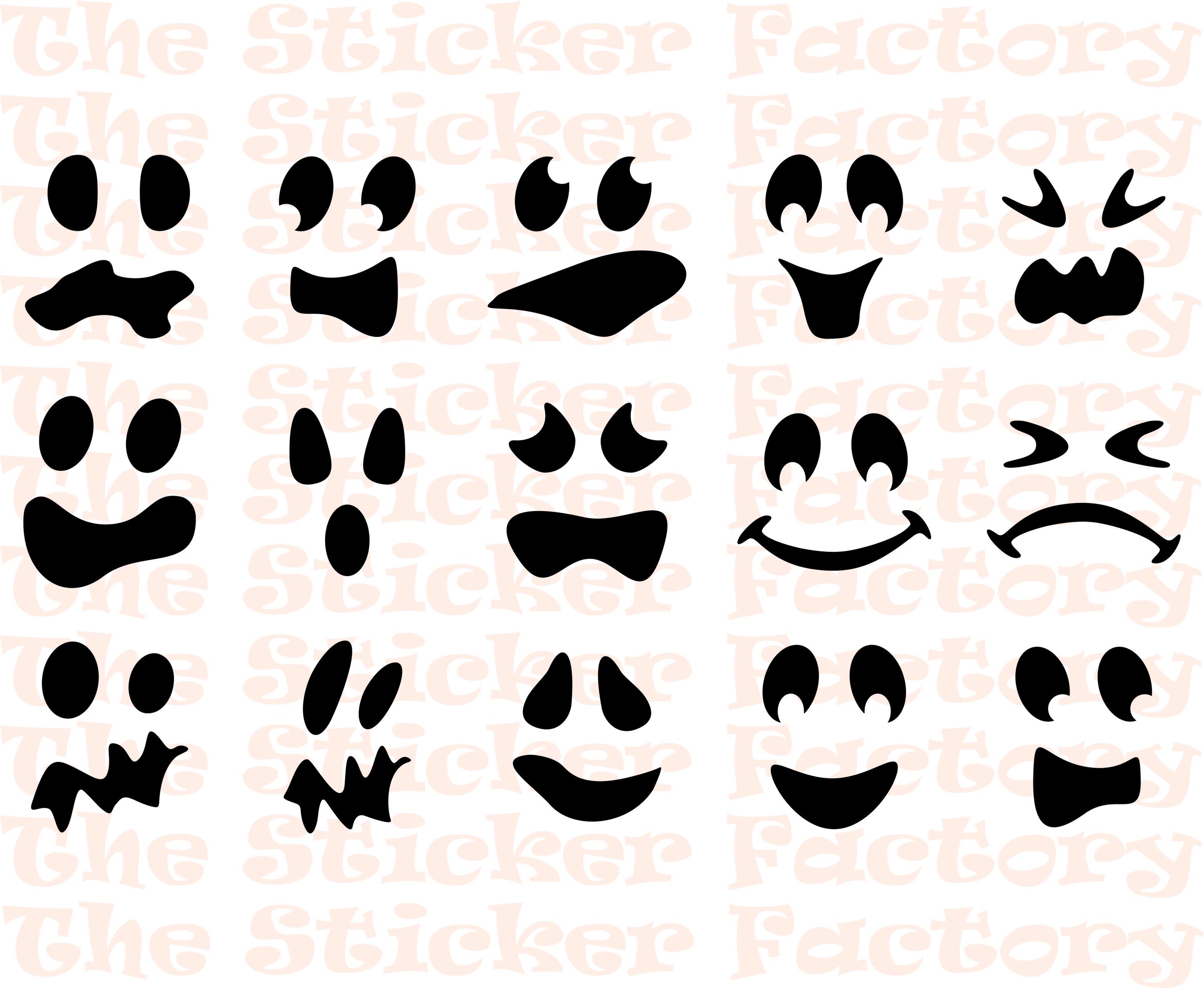 Ghost Face Clipart Cute