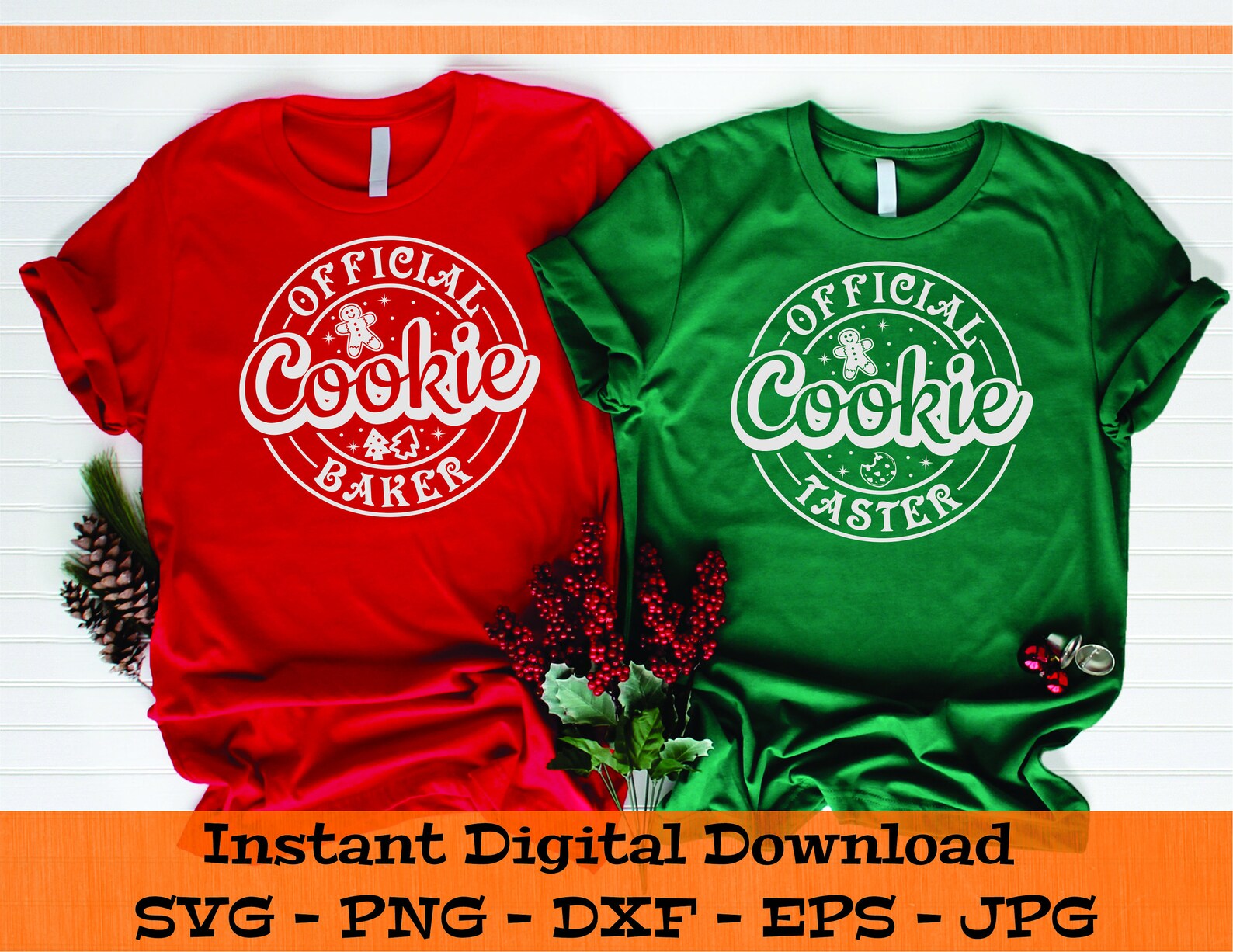 Official Cookie Baker Taster Bundle SVG - Digital Download - Family ...