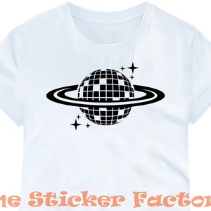 Disco Ball Planet SVG - Digital Download - Retro Disco Ball Saturn ...