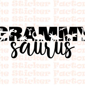 Grammy Saurus SVG Digital Download Dinosaur Grammy SVG, Family Saurus ...