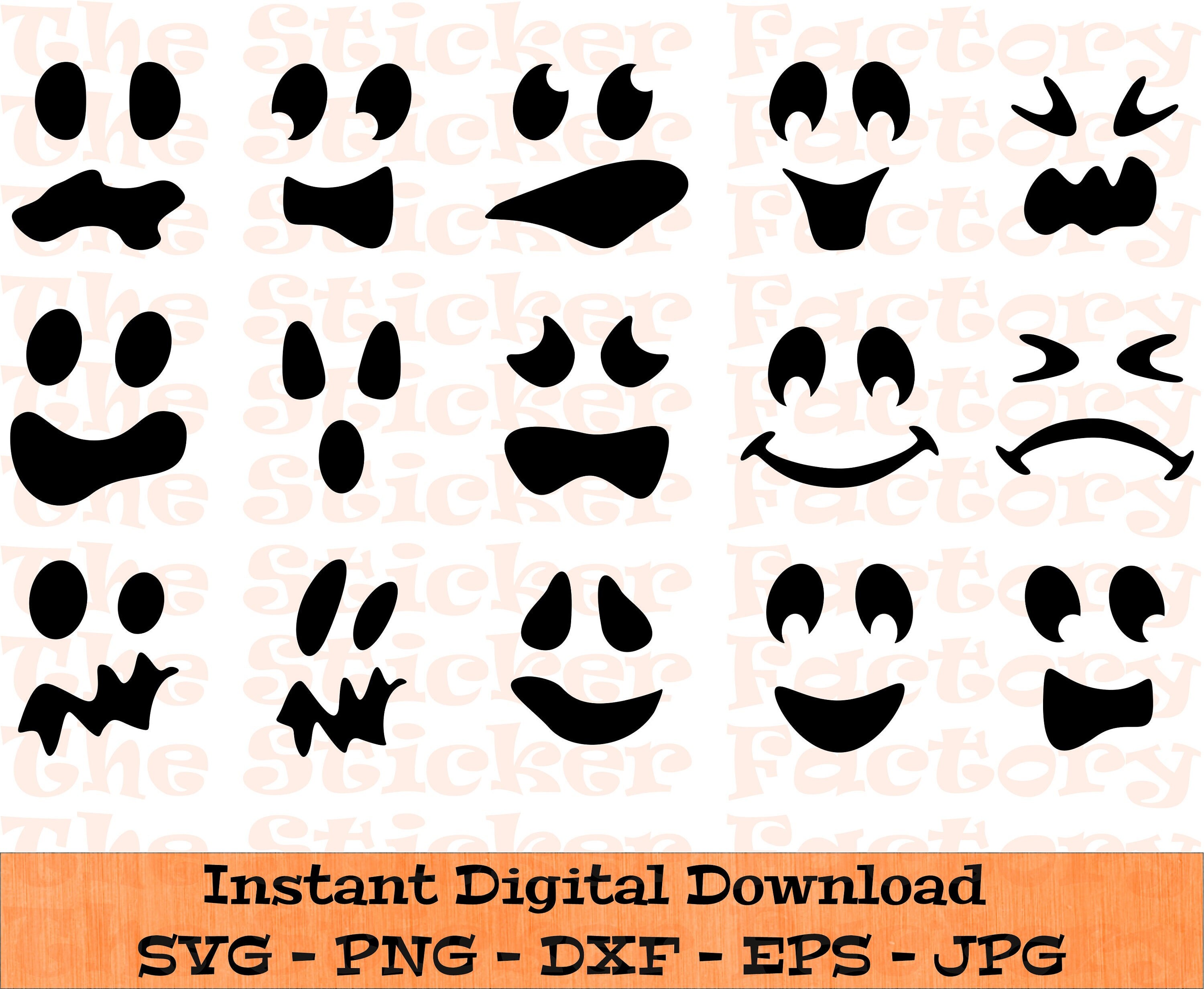 Happy Ghost Face Clip Art