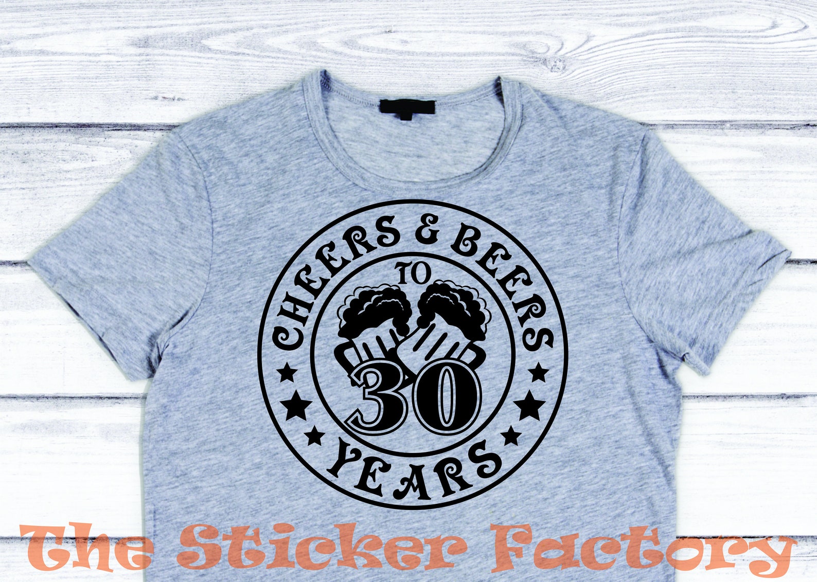 Cheers & Beers to 30 Years SVG Digital Download 30th - Etsy