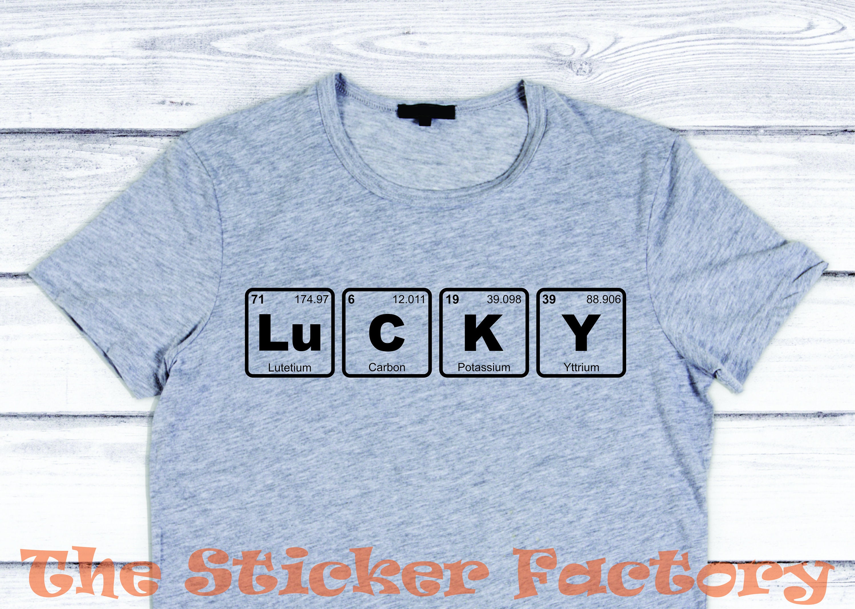 Lucky Periodic Table SVG, St Patricks Day PNG - Digital Download - St ...