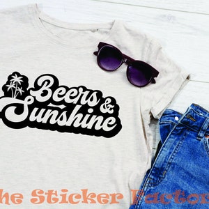 Beers and Sunshine SVG - Digital Download - the Only BS I Need, Beach ...