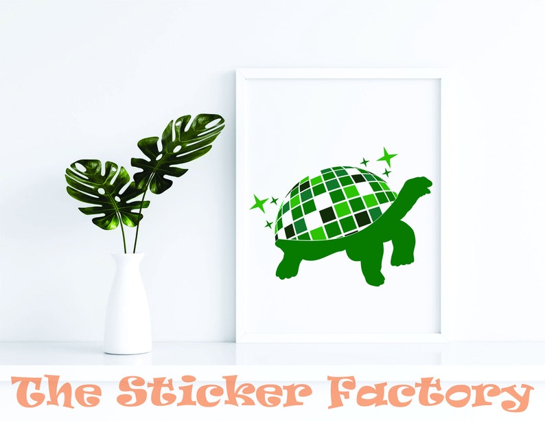 Disco Ball Turtle SVG - Digital Download - Retro Disco Ball Turtle ...