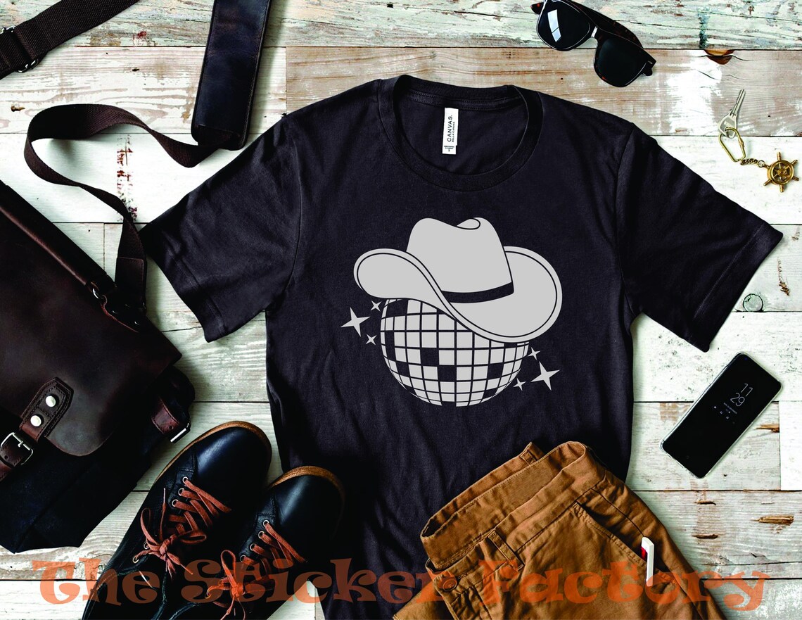 Disco Cowgirl SVG - Digital Download - Bachelorette Party PNG, Disco ...