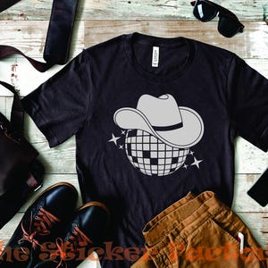 Disco Cowgirl SVG - Digital Download - Bachelorette Party PNG, Disco ...