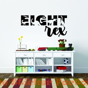 Ocho Rex SVG Dinosaurio Cumpleaños - Descarga Digital - Octavo 8o ...