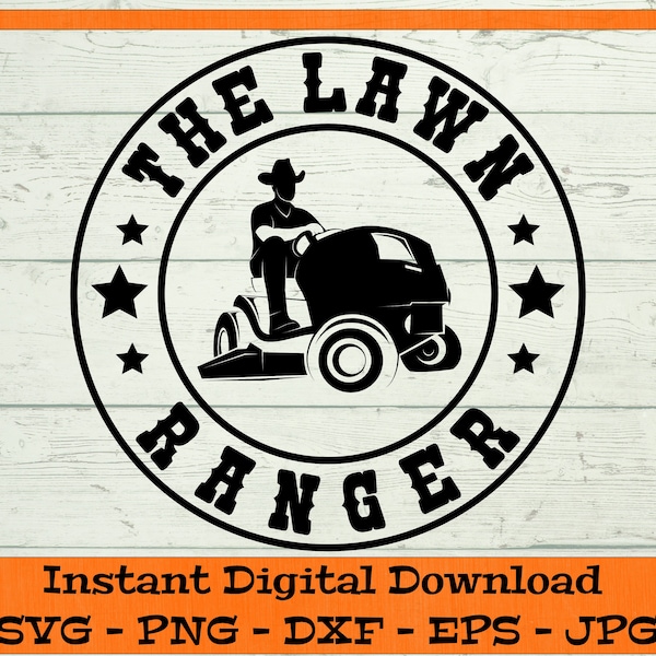 Lawn Ranger Svg - Etsy