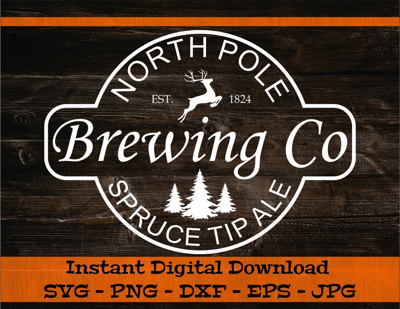 North Pole Brewing SVG Spruce Tip Ale Digital Download - Etsy