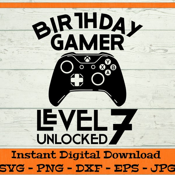 Level 7 Unlocked Svg - Etsy