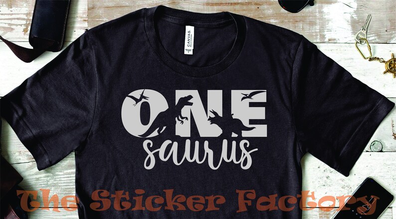 One Saurus SVG Dinosaur Birthday Digital Download First - Etsy