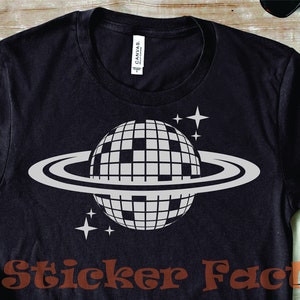 Disco Ball Planet SVG - Digital Download - Retro Disco Ball Saturn ...