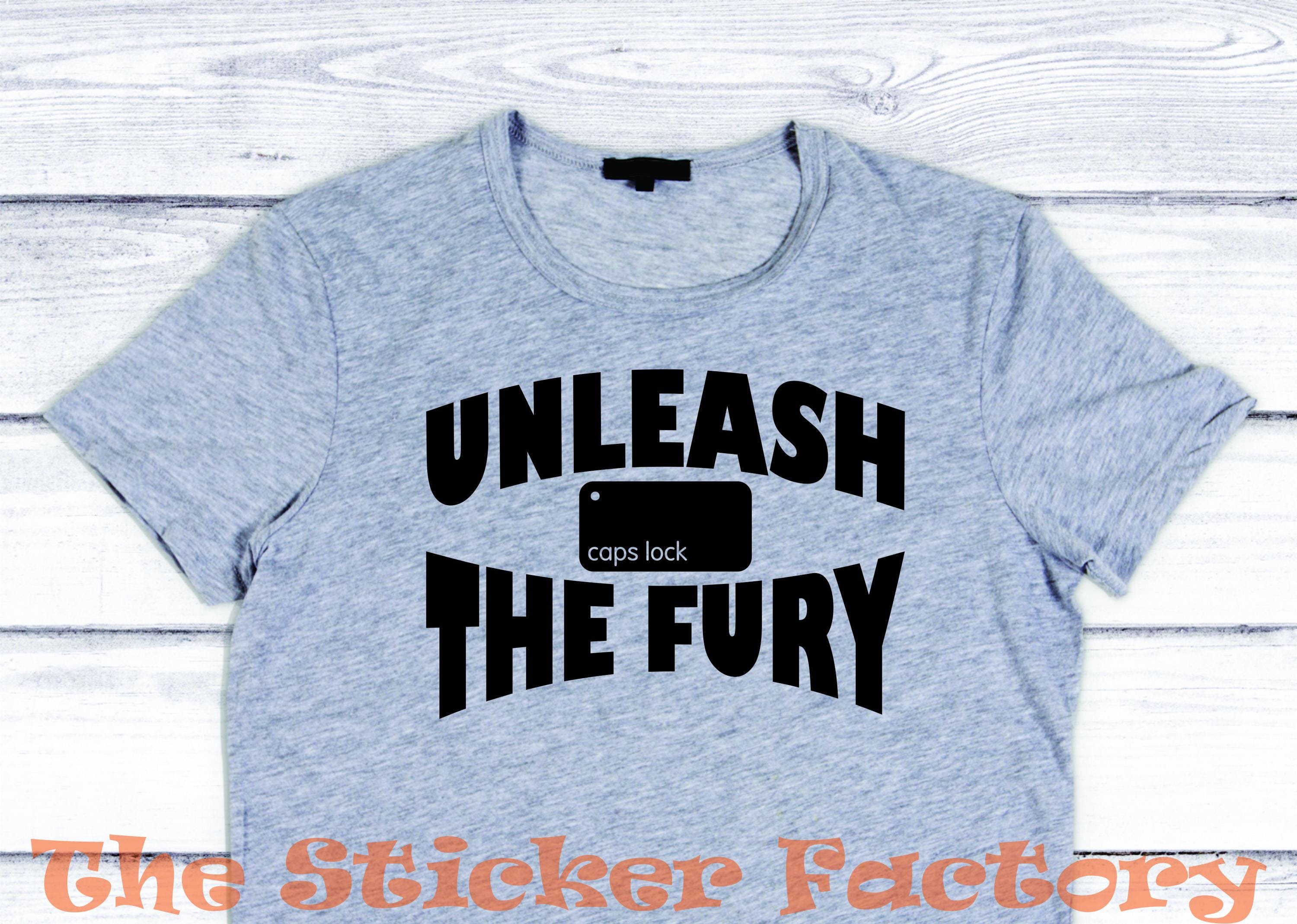 Unleash the Fury Caps Lock SVG - Digital Download - Funny Computer Geek ...