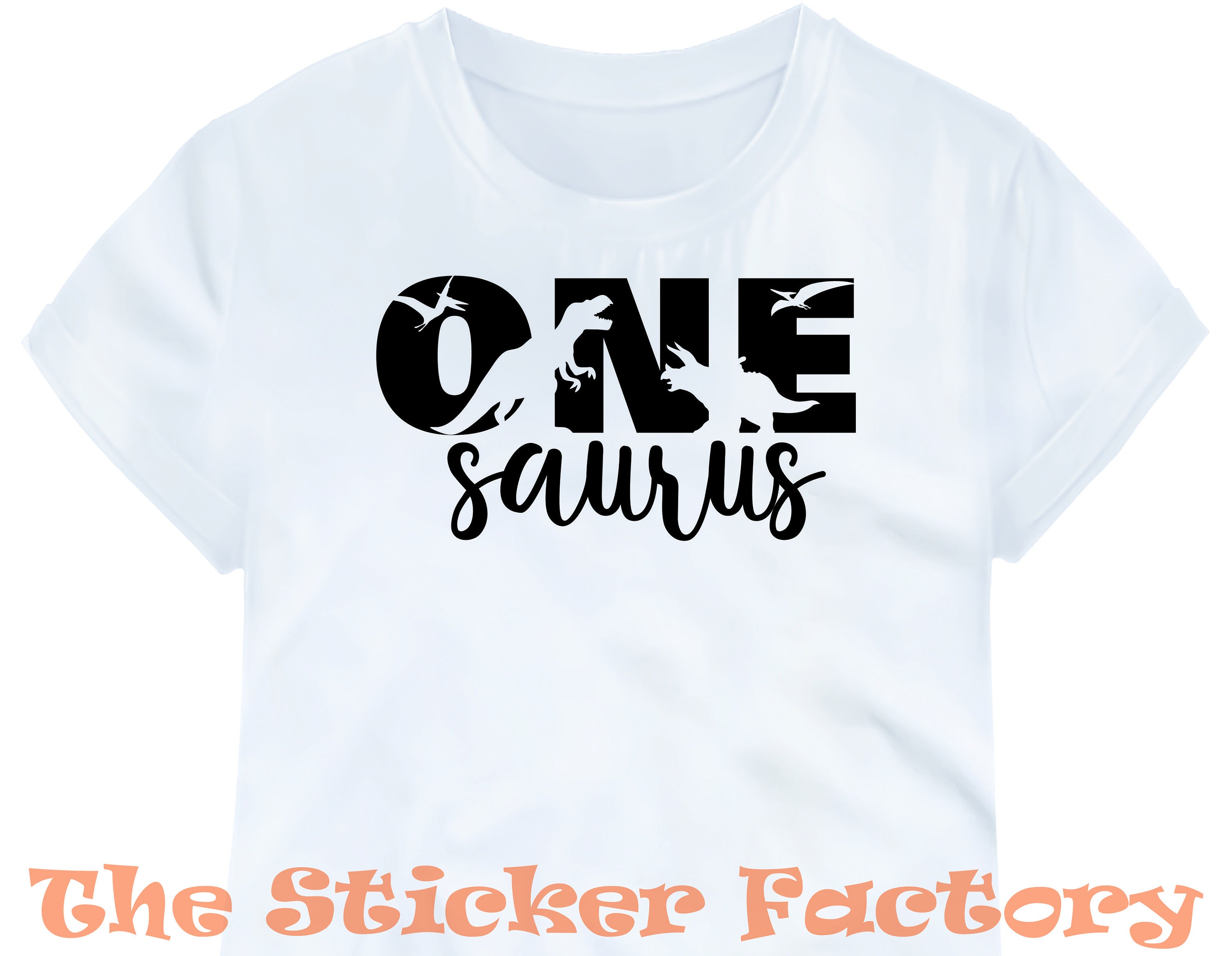 One Saurus SVG Dinosaur Birthday Digital Download First - Etsy