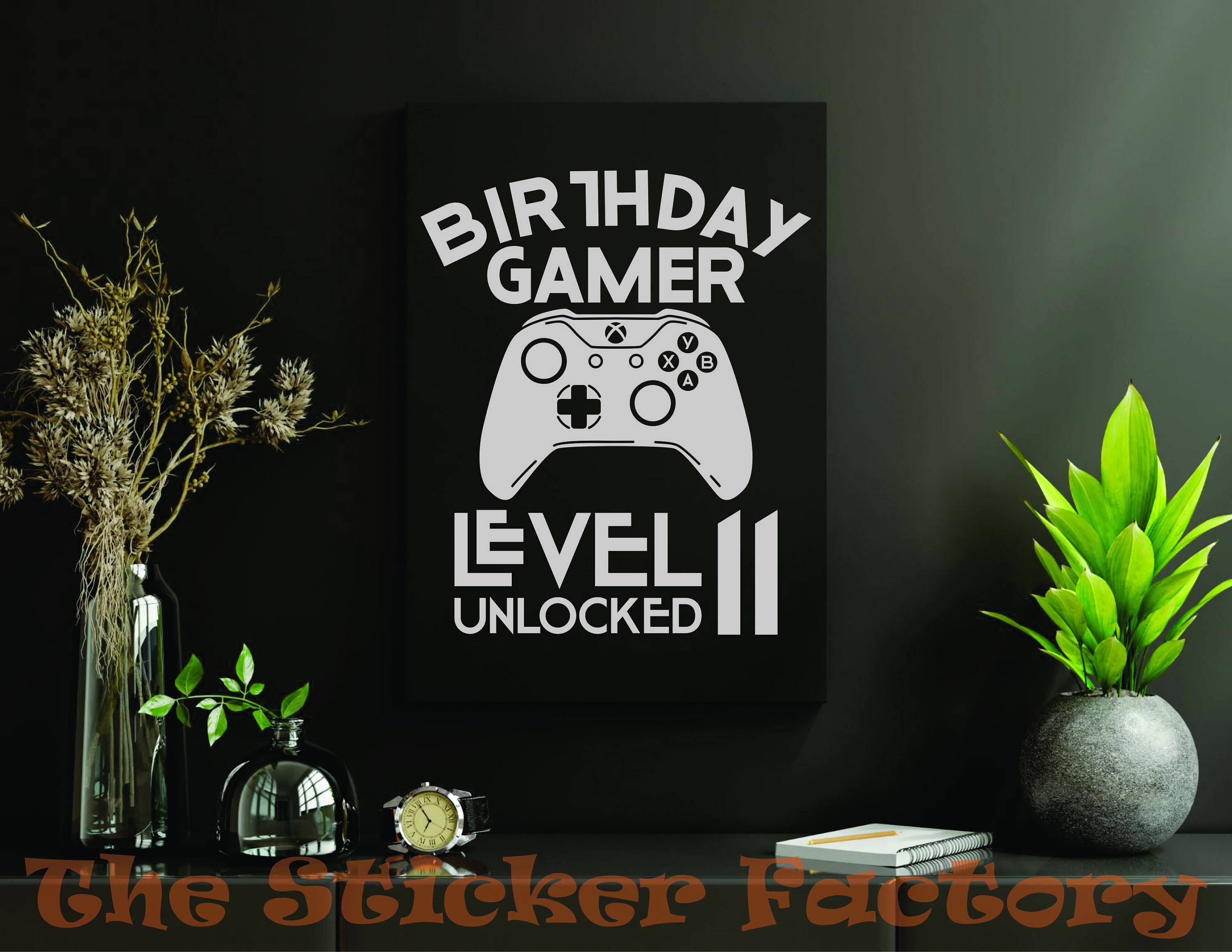 Birthday Gamer Level 11 Unlocked SVG - Digital Download - 11th Birthday ...