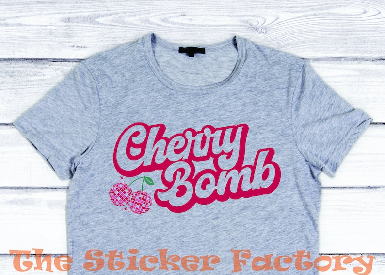 Cherry Bomb SVG - Digital Download - Retro Disco Ball Cherries Gift ...