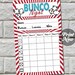 Bunco Score Card, Red and Blue, Circus, Score Sheet, Bunko Party ...