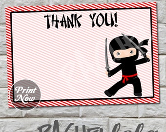 Ninja Thank You - Etsy