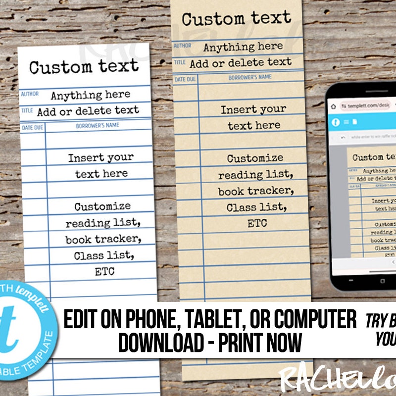Library Card Catalog - Etsy