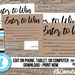 Editable Raffle Ticket Template, Rustic Kraft Printable Door Prize ...
