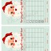 Vintage Santa Bunco Score Card, Score Sheet, Holiday Bunko Party ...