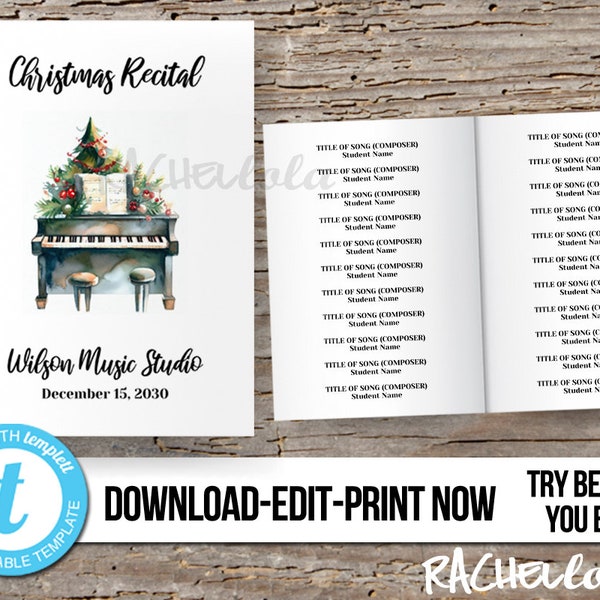 Piano Recital - Etsy