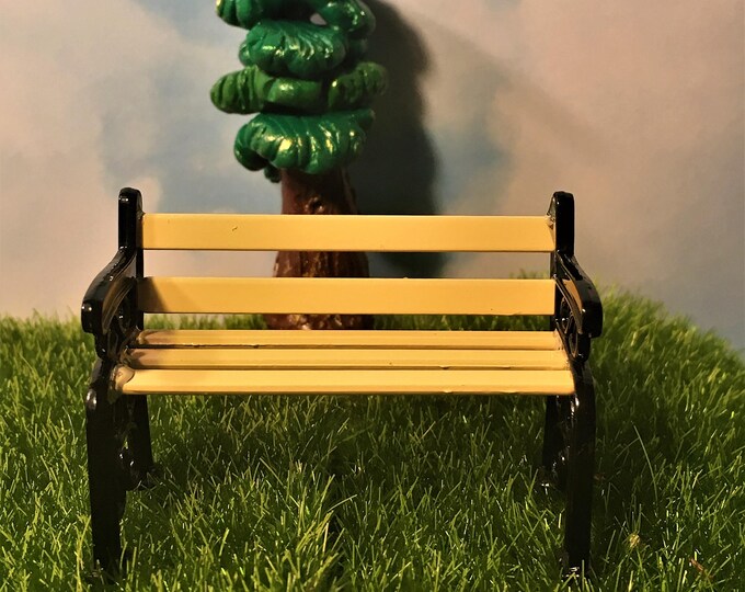 Fairy Garden Miniature Bench, Fairy Accessory, Fairy Park Bench - Etsy