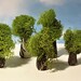 5 Miniature Trees, Fantasy Garden, Fairy Accessories, Handmade Trees - Etsy