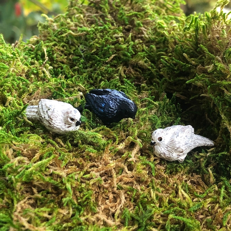 Miniature Crow - Etsy