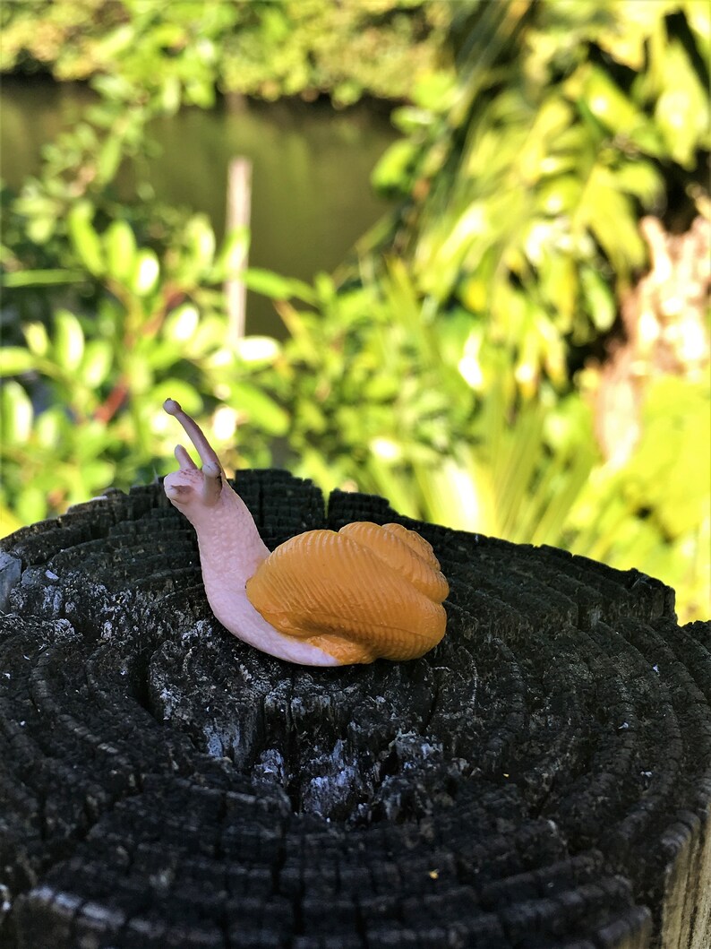 Fairy Garden Snail Snail Figurine Fairy Accessories | Etsy