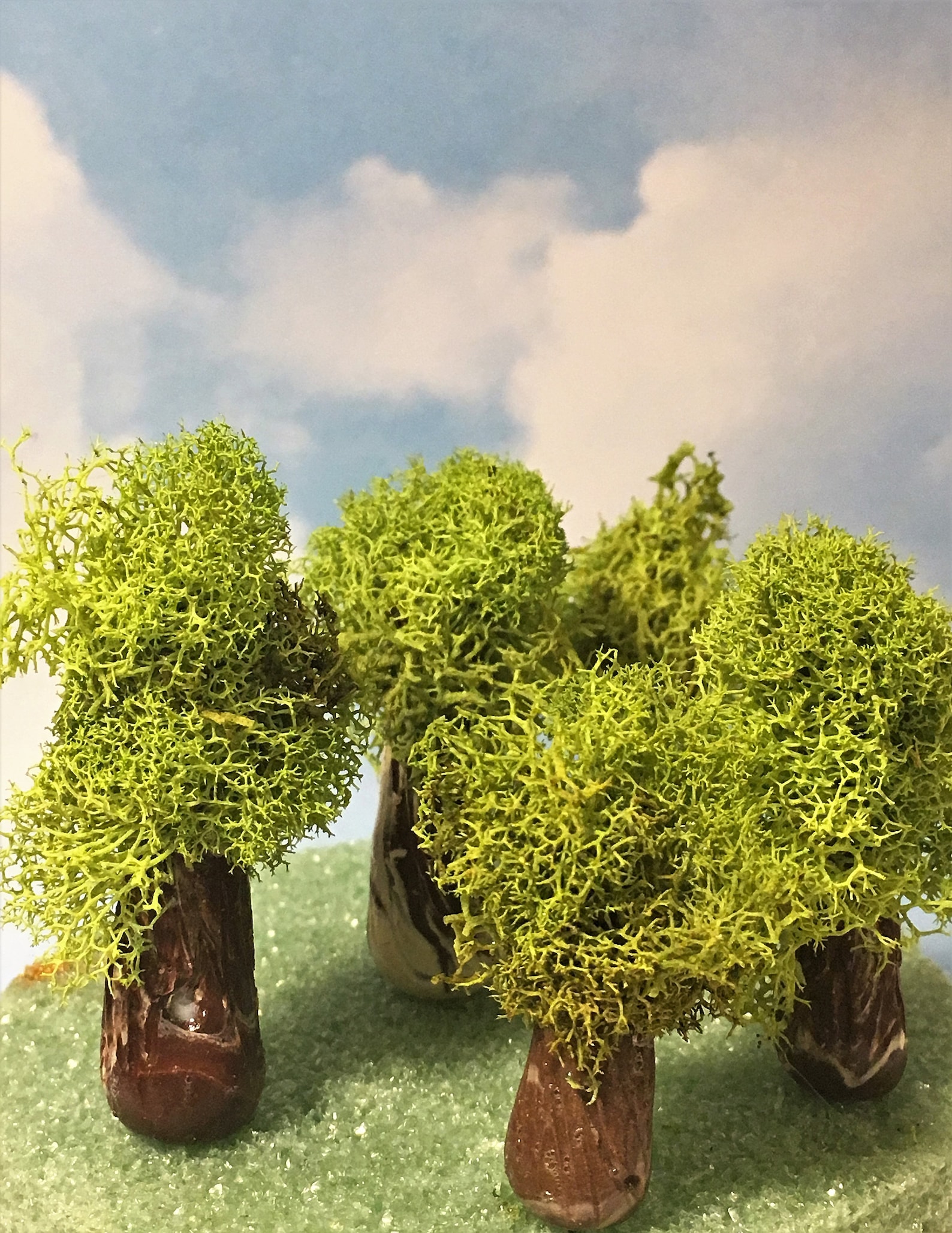 5 Miniature Trees Fantasy Garden Fairy Accessories Handmade | Etsy