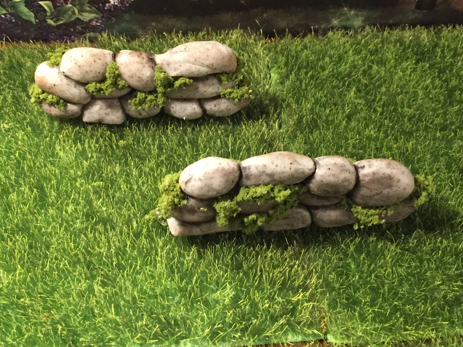 Two Miniature Stone Walls Old Stone Walls Retaining Walls - Etsy