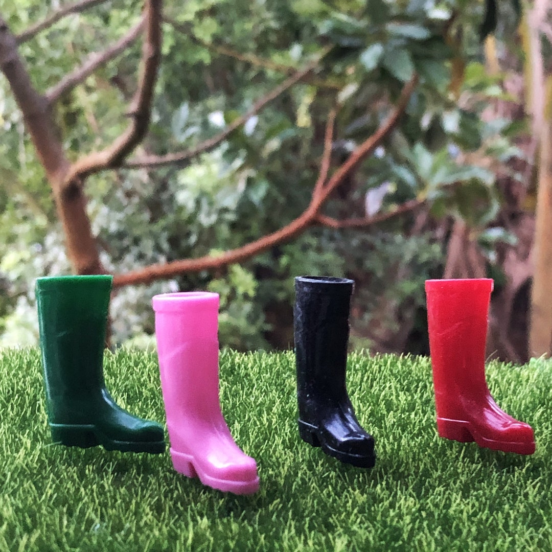 Choose One Pair of Miniature Wellington Boots, Fairy or Doll Boots - Etsy