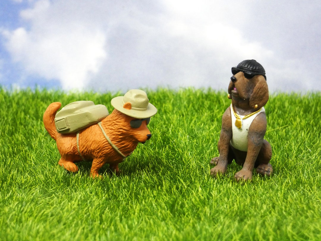 Choose One Silly Forest Ranger or Cool Dog Figurine for Your Fairy ...