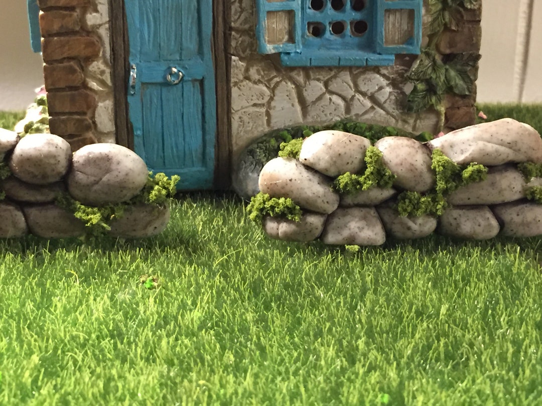 Two Miniature Stone Walls, Handmade, Old Stone Walls, Retaining Walls ...