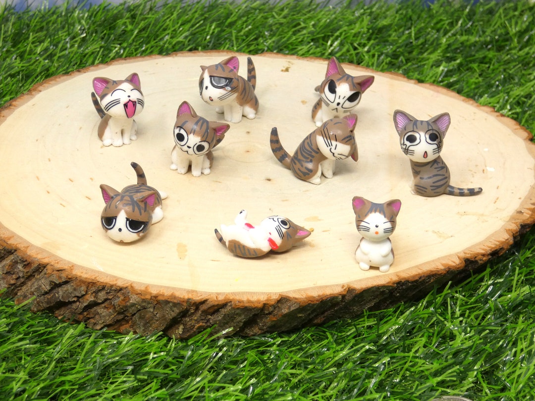 Choose One From 9 Styles of Cats, Miniature Cat Figurine, Miniature ...
