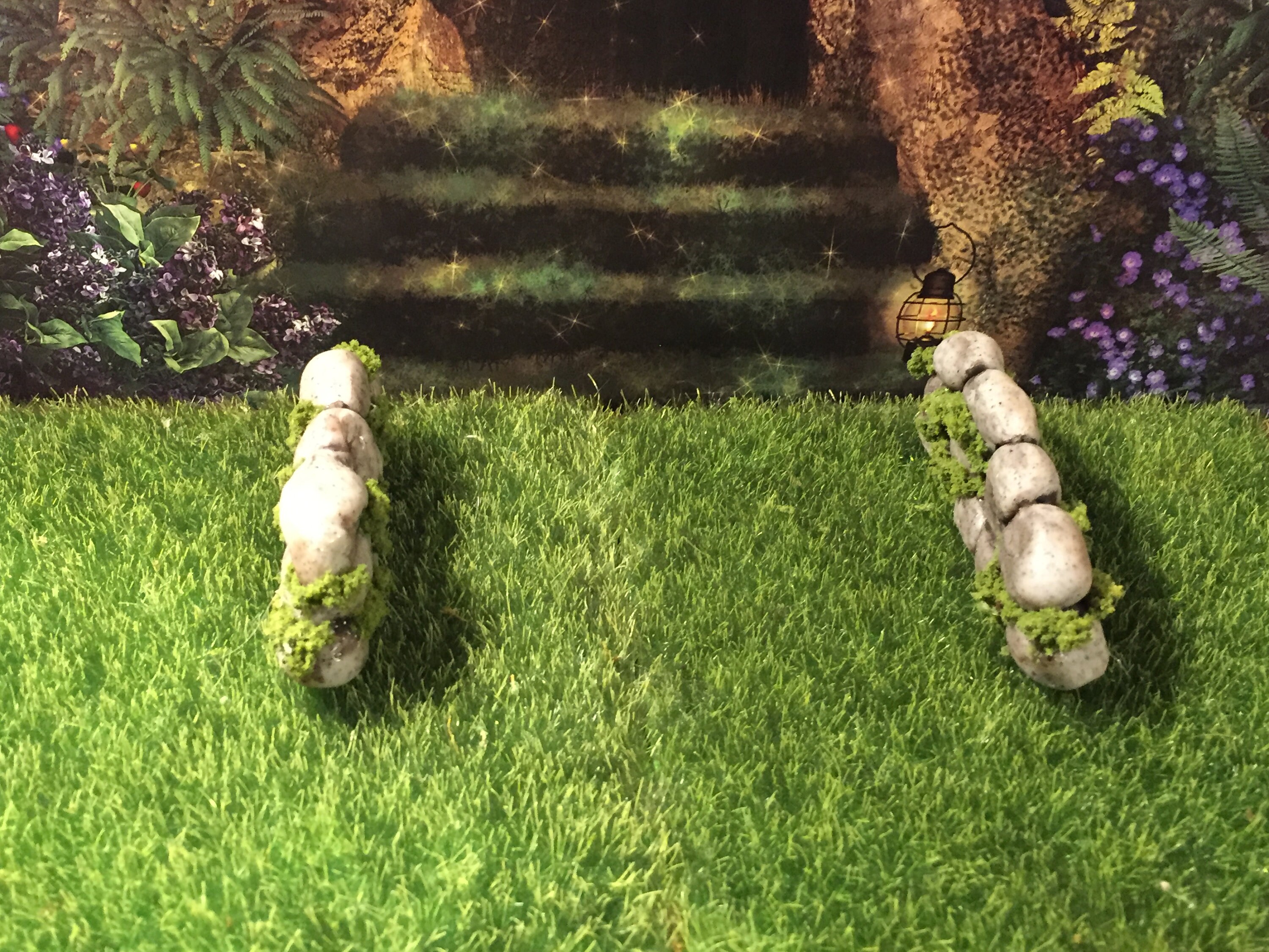 Two Miniature Stone Walls Old Stone Walls Retaining Walls | Etsy UK