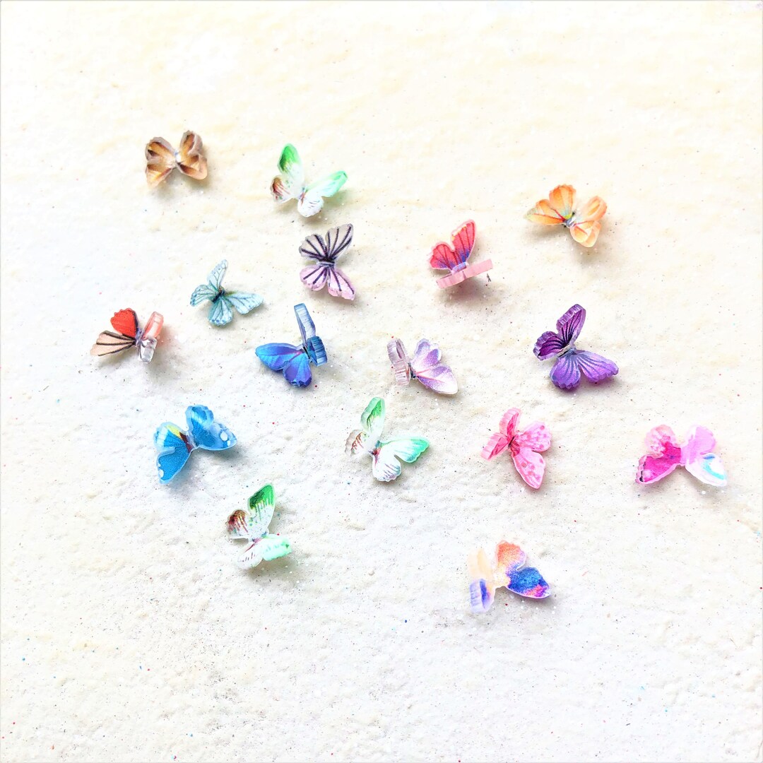 Random Micro Butterflies, Fairy Garden Miniatures, Mini Butterflies ...