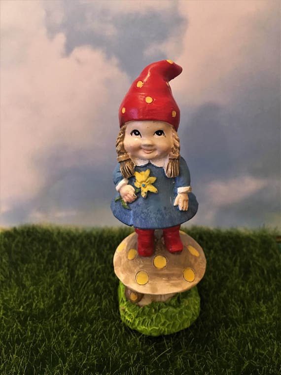 Floral & Garden Crafts Craft Supplies & Tools Flower gnome girl ...