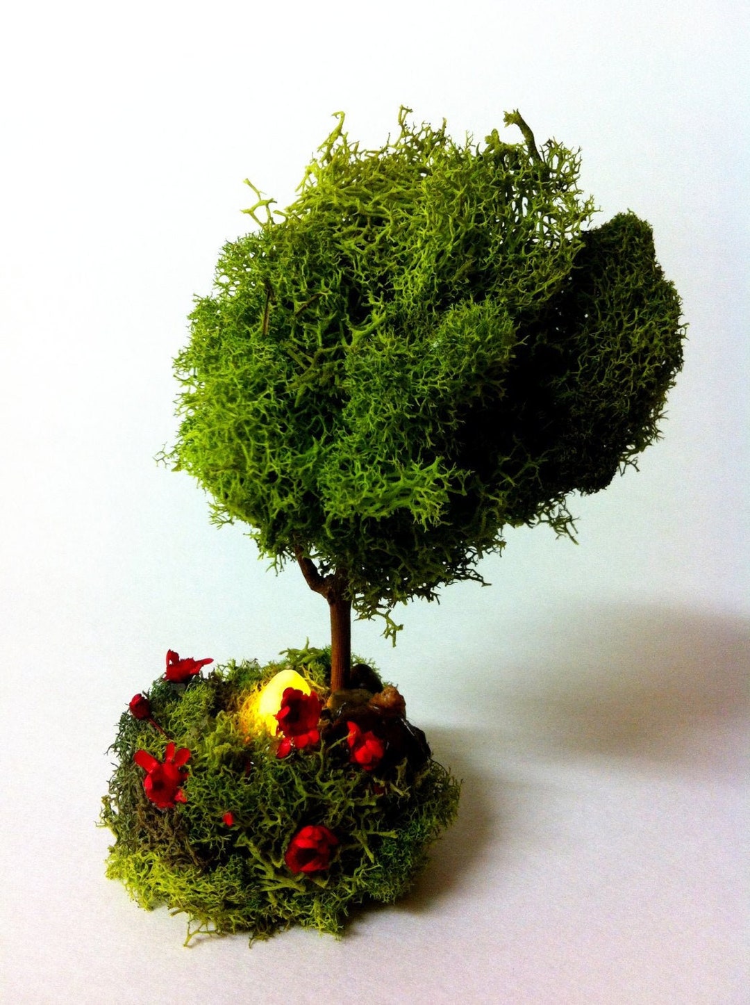 Miniature Fire Pit, Fairy Garden Fire Pit, Handmade Miniature Tree ...