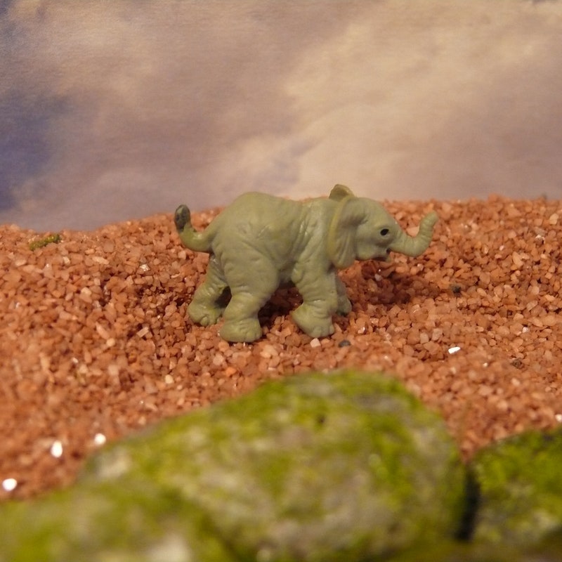 Miniature Elephant - Etsy