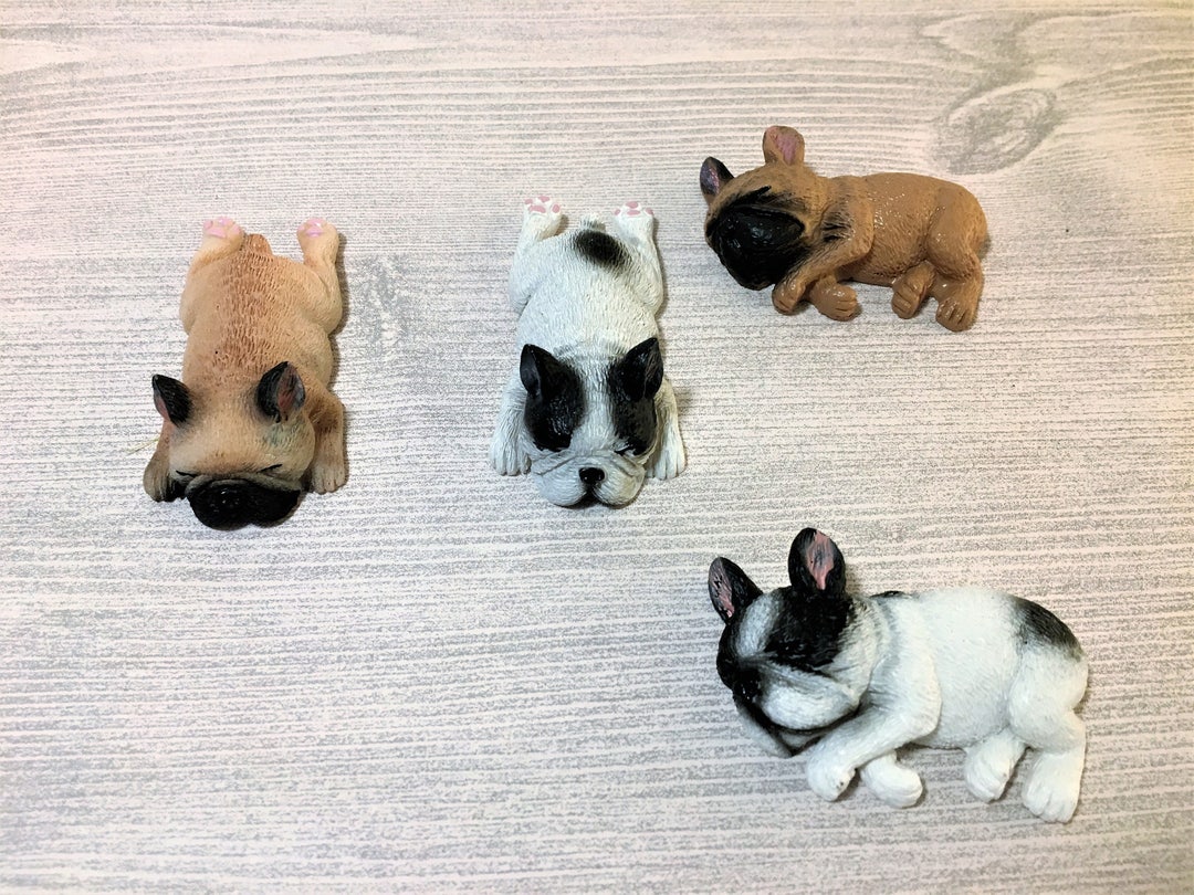 Fairy Garden Miniature Dog Magnets, French Bulldog Magnet, Miniature ...