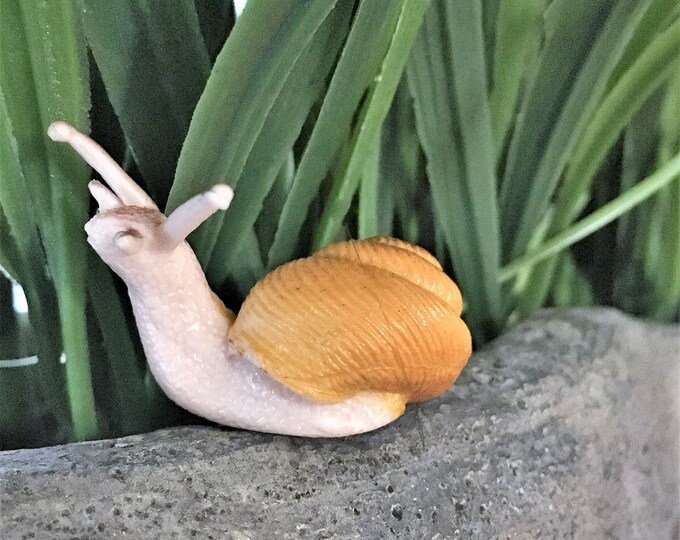Fairy Garden Snail Snail Figurine Fairy Accessories - Etsy
