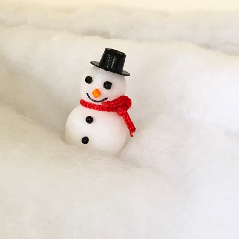 Miniature Snowman - Etsy